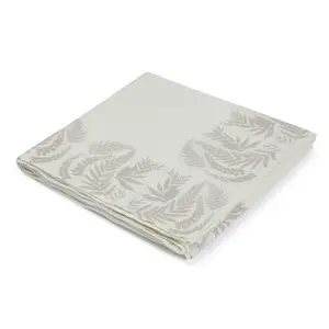 MAJKA Forrest Ferns Tablecloths Oyster & Stone - 62" X 120"